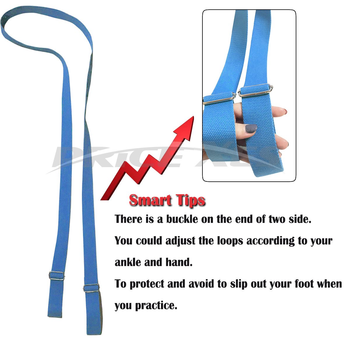 Adjustable Leg Stretcher Lengthen Ballet Stretch Band - Easy Install on Door Flexibility Stretching Leg Strap Great Cheer Dance Gymnastics Trainer stretching equipment taekwondo Training (rose)