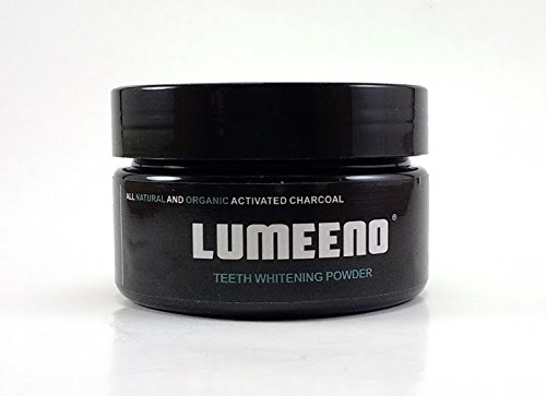 Lumeeno All Natural Organic Activated Charcoal Teeth Whitening for Sensitive Tooth and Gum - Whiten, Clean and Detoxify - Vegan - No Chemicals - Zero Bleach Whitener Enough for 150+ Uses