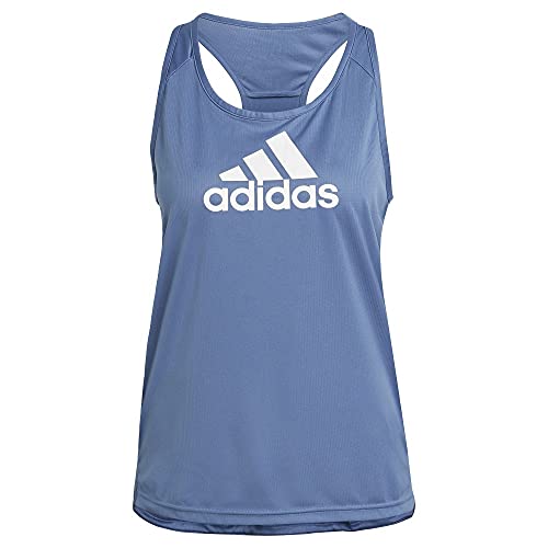 adidas AEROREADY Designed 2 Move Logo Sport Tank Top Crew Blue/White MD