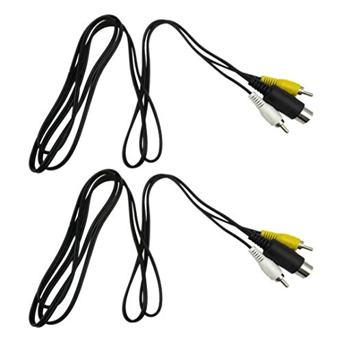 WGL New 6FT RCA TV AV Audio Video Cord Cable for Sega Genesis & Sega Master System