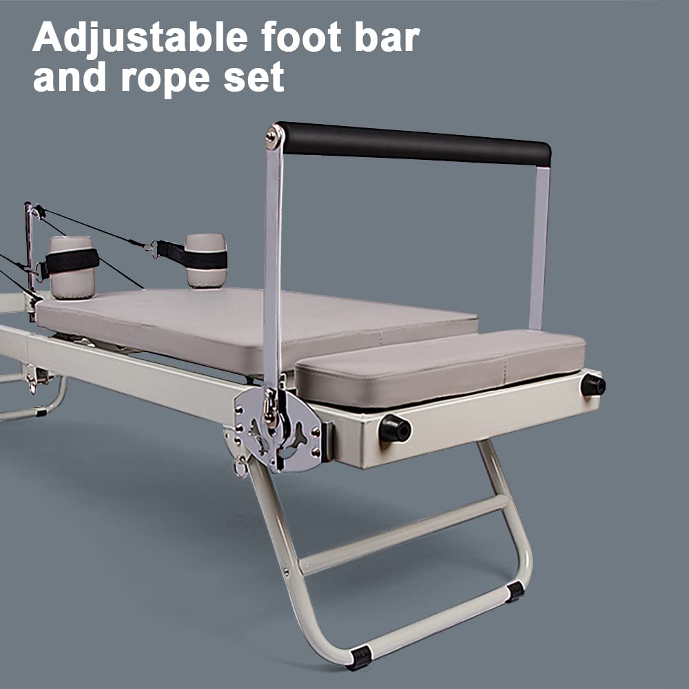 ARKANTOS Foldable Pilates Reformer, Pilates Machine & Equipment for Home use I Suitable for Beginners and Intermediate Users (PT1)