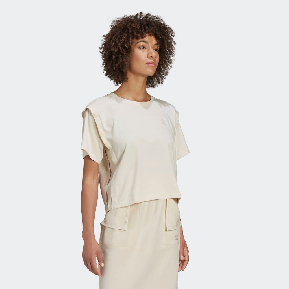 adidas Originals Women's Adicolor Clean Classics Tee, Non-Dyed, X-Large