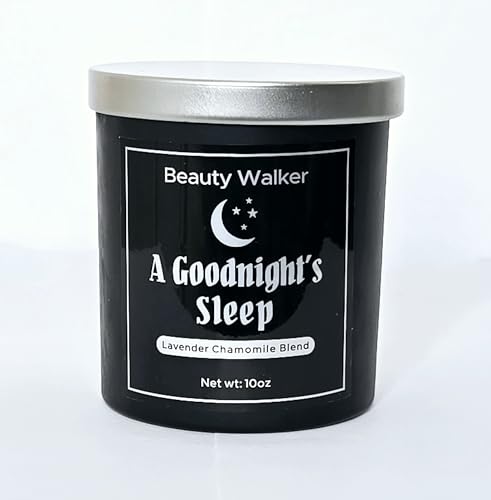 Beauty Walker A Goodnight's Sleep Candle - Lavender Chamomile 100% Natural Organic Soy Wax