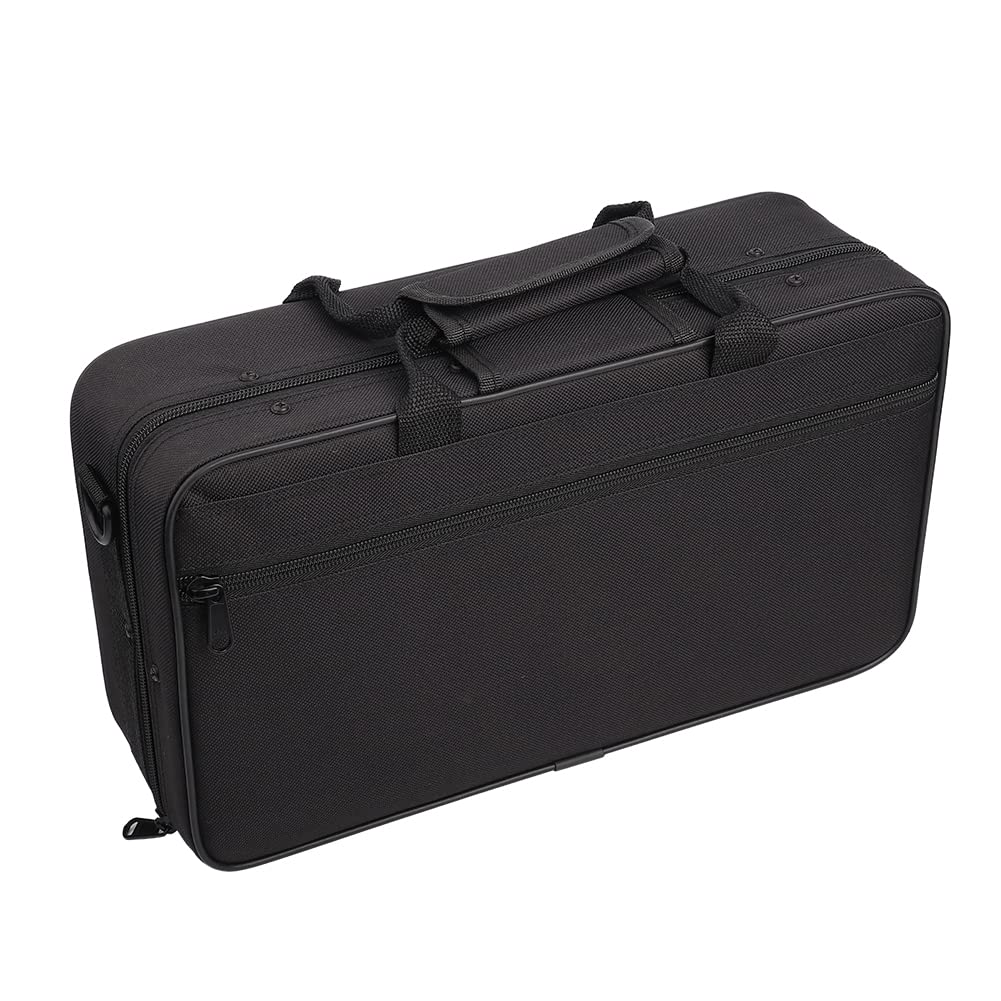 Clarinet Gig Bag Uk Sib Accessories,Clarinet Case,Water resistant Clarinet Bag Case Black Foam Padded Thickened Ox Cloth Storage Bag with Strap for Clarinet Case