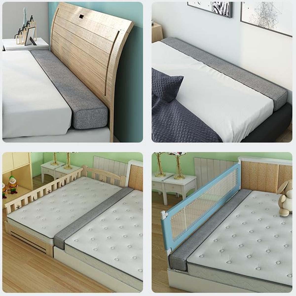 Bed Gap Filler,Mattress Space Filler, Mattress Extender,Close Gap Between Mattress and Headboard or Wall, for Twin/Full/Queen/King Bed, Removable and Washable Cover(E,100x8x15cm/39x3x6in)