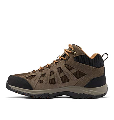 Columbia Men's Redmond III Mid Waterproof Hiking Shoe, Cordovan/Elk, 10.5