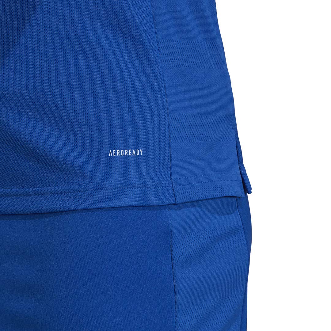 adidas Female Team 19 Polo Shirt, Team Royal Blue/White,L