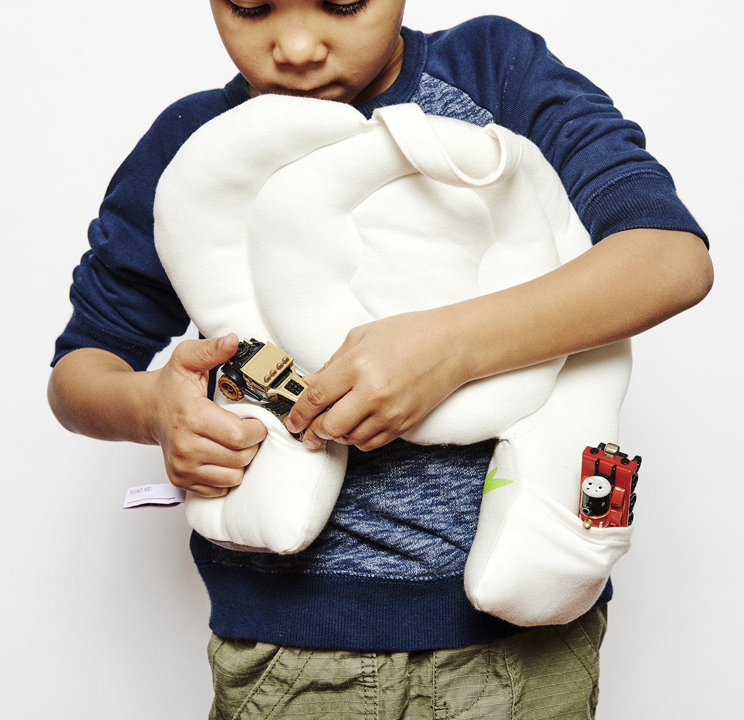 Rhoost Toddler Travel Buddy Neck Rest. Head Support for Kids on Car & Airplane Journeys. Fun Koala or Owl design with Pockets & Name Badge