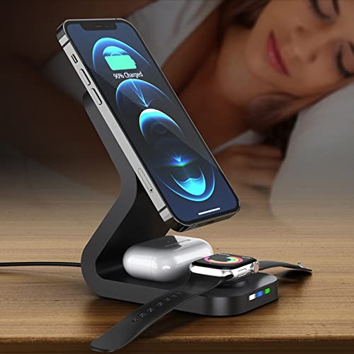 BHVXW 15W Charger 3 in 1 for Mobile Phone Watch Headset Fast Charging Station Dock