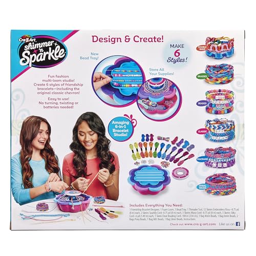 Cra-Z-Art Shimmer & Sparkle Ultimate Friendship Bracelet Maker Small
