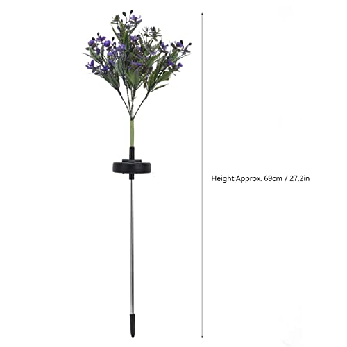 Solar Phalaenopsis Light, Easy to Use Waterproof Garden Landscape Lamp Multi Purpose Exquisite Appearance for Courtyards for Home for Garden