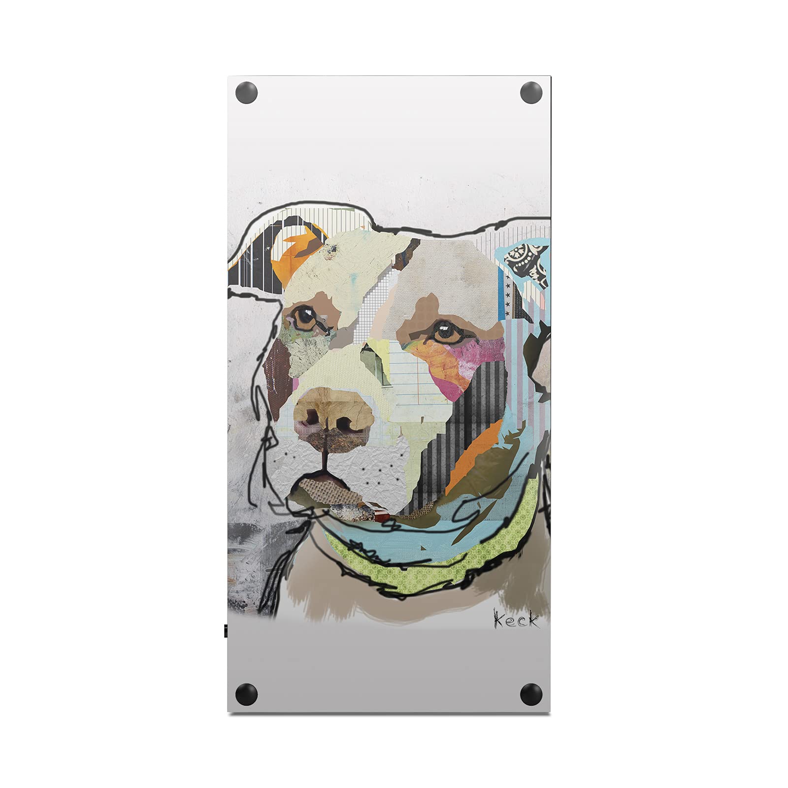 Head Case Designs Officially Licensed Michel Keck Pitbull Art Mix Matte Vinyl Sticker Gaming Skin Case Cover Compatible with Xbox Series X Console and Controller Bundle