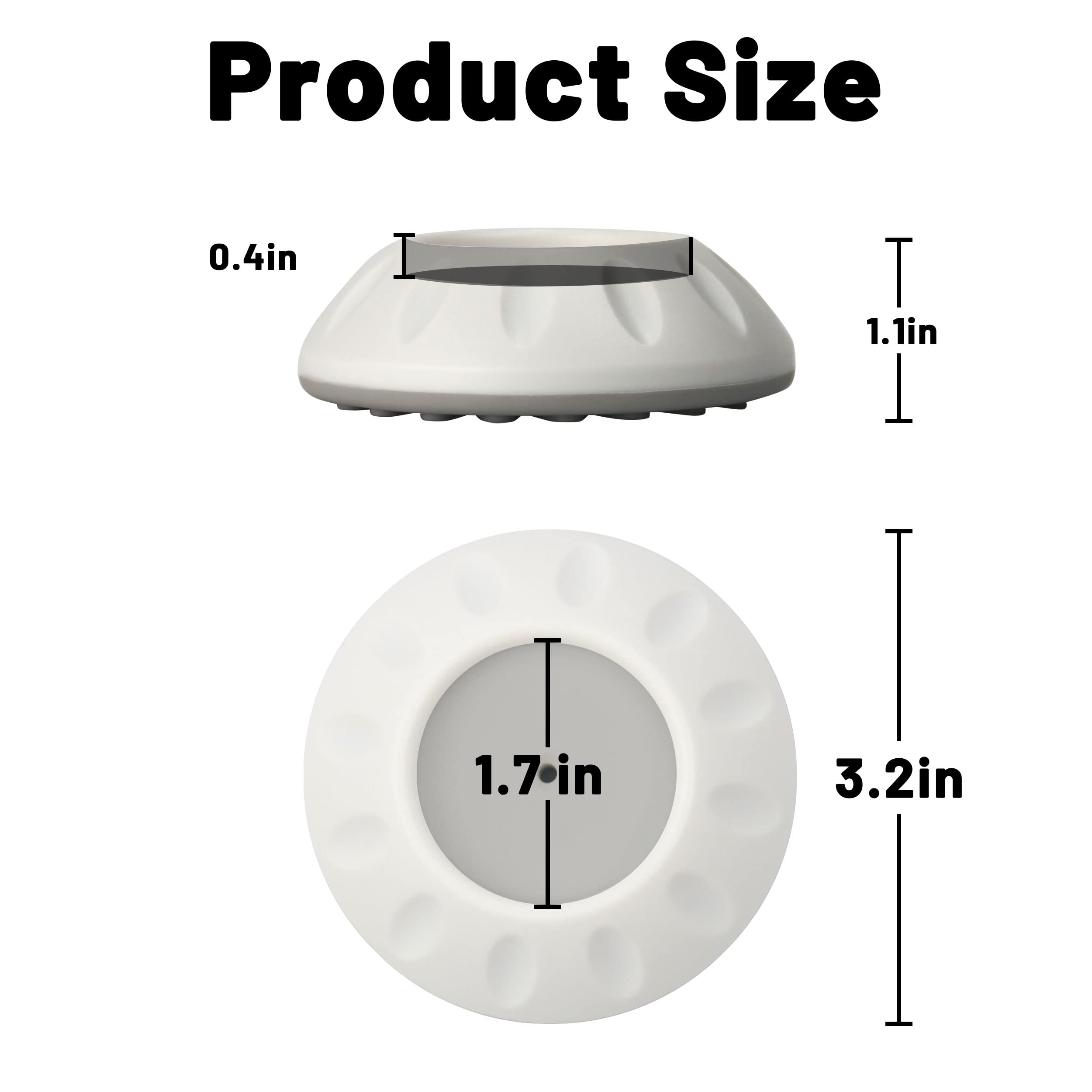 Baby Gate Wall Protector Pressure Mounted Gate Wall Protector Safety Baby Gate Wall Cups for Doorway, Pet Gates, Stairs, Baby Gates (4 Pack)