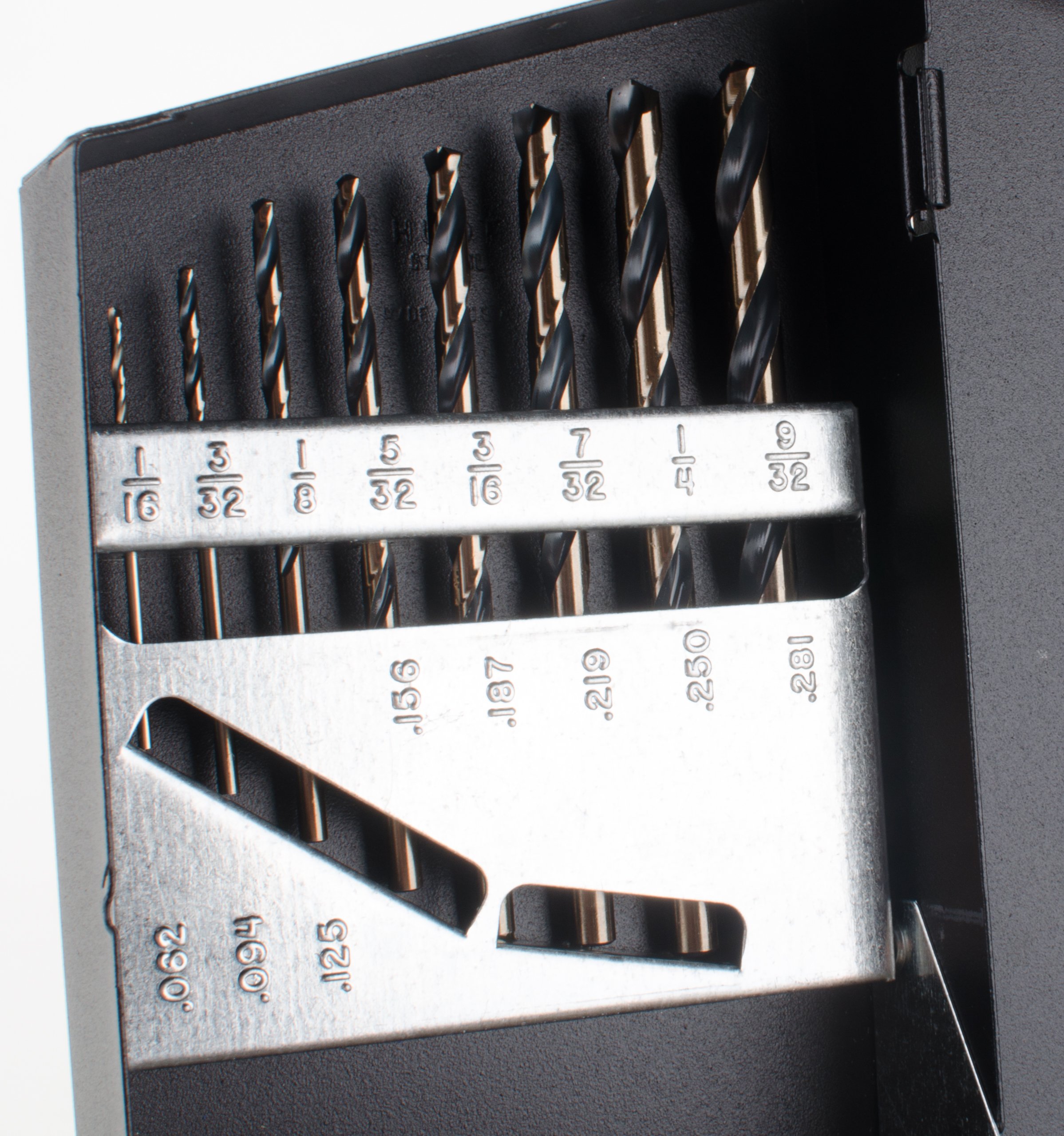 Norseman 15pc 1/16-1/2" Black & Gold Bit Set