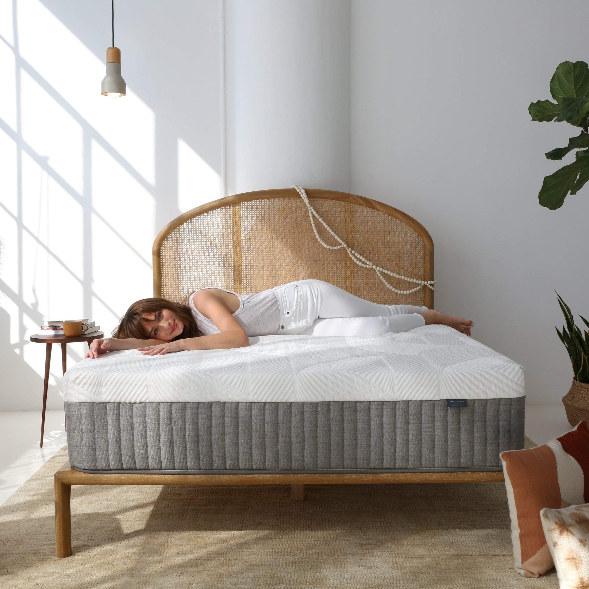 Brentwood Home Cypress Luxe Cooling Charcoal Infused Memory Foam Mattress, Non-Toxic, Made in California, 13-Inch, King Size