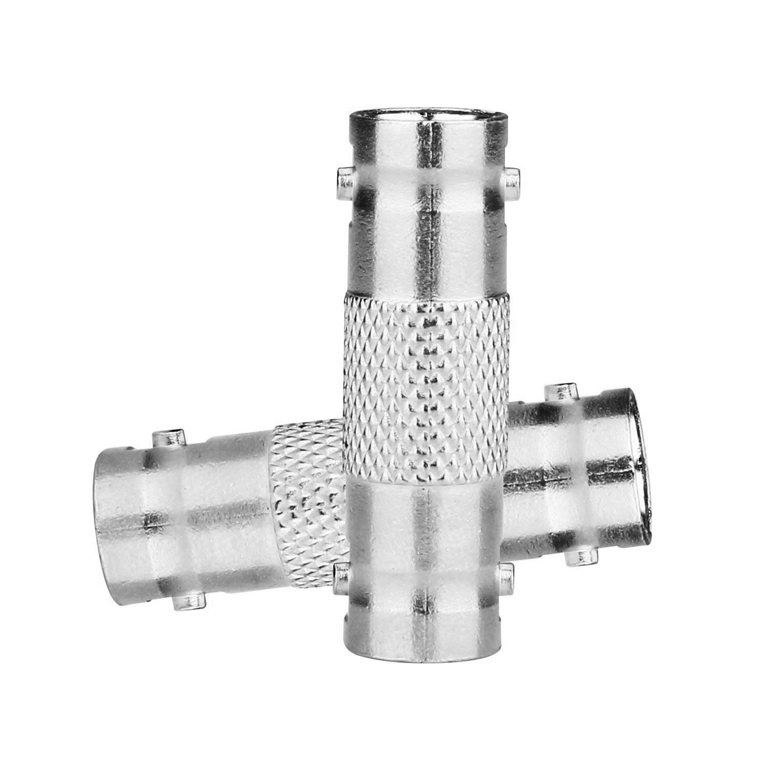 TJMD BNC Connectors 50 Pcs BNC Barrel connectors BNC Female to Female Straight Coupler Adapter for CCTV Camera Survelliance System