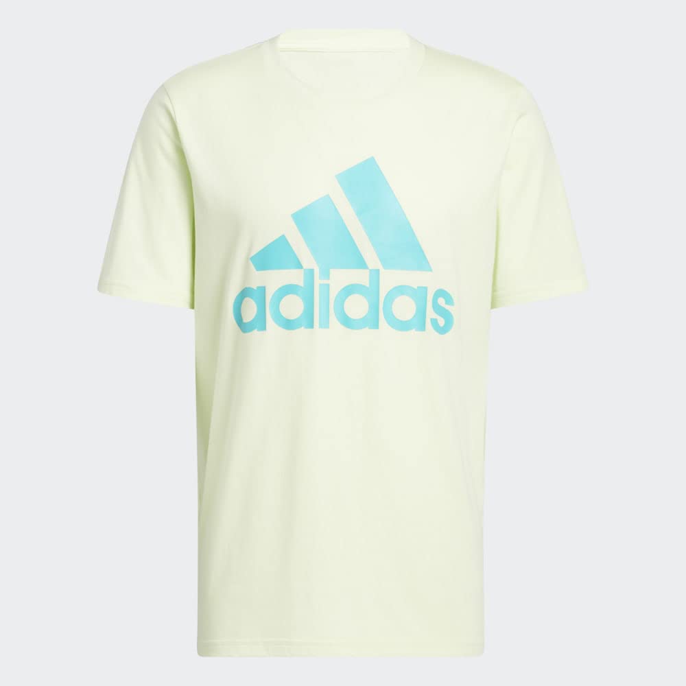 adidas Basic Badge Of Sport Tee, Glow Pink/White, Small