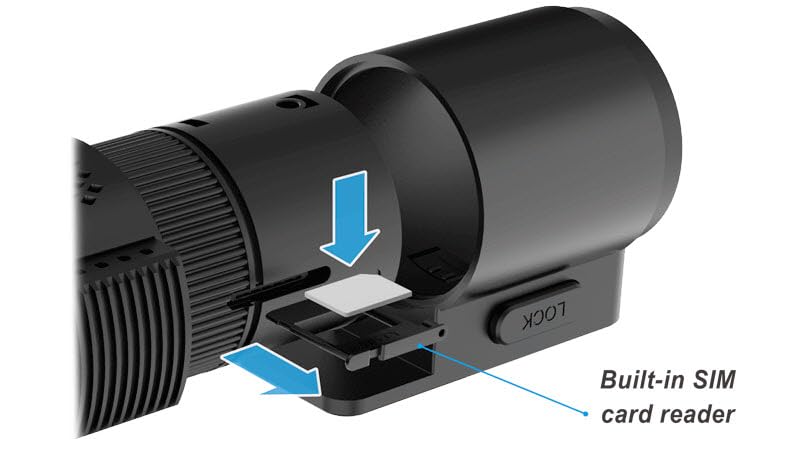 BlackVue DR970X-2CH LTE NA 64GB | 2 Channel 4K LTE Cloud Dashcam | Easy Cloud connectivity with Built-in Nano SIM Card | WiFi GPS, Cloud Connectivity | LTE Dashcam Front and Rear | Made in Korea