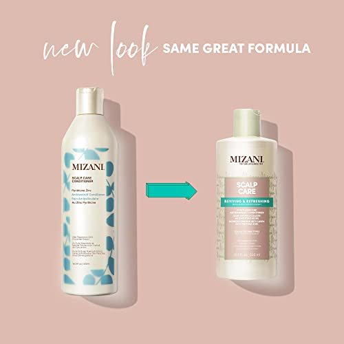Mizani Scalp Care Dandruff Conditioner | Pyrithione Zinc | Controls Scalp Flaking & Itching | For Curly Hair | 16.9 Fl. Oz