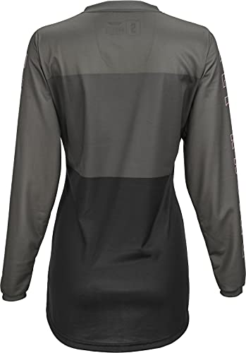 Fly Racing 2022 Adult Women's F-16 Jersey (Grey/Black/Pink, Small)