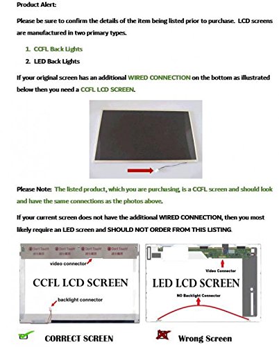 Compaq Presario Cq60-211dx Replacement LAPTOP LCD Screen 15.6" WXGA HD CCFL SINGLE (Substitute Replacement LCD Screen Only. Not a Laptop )
