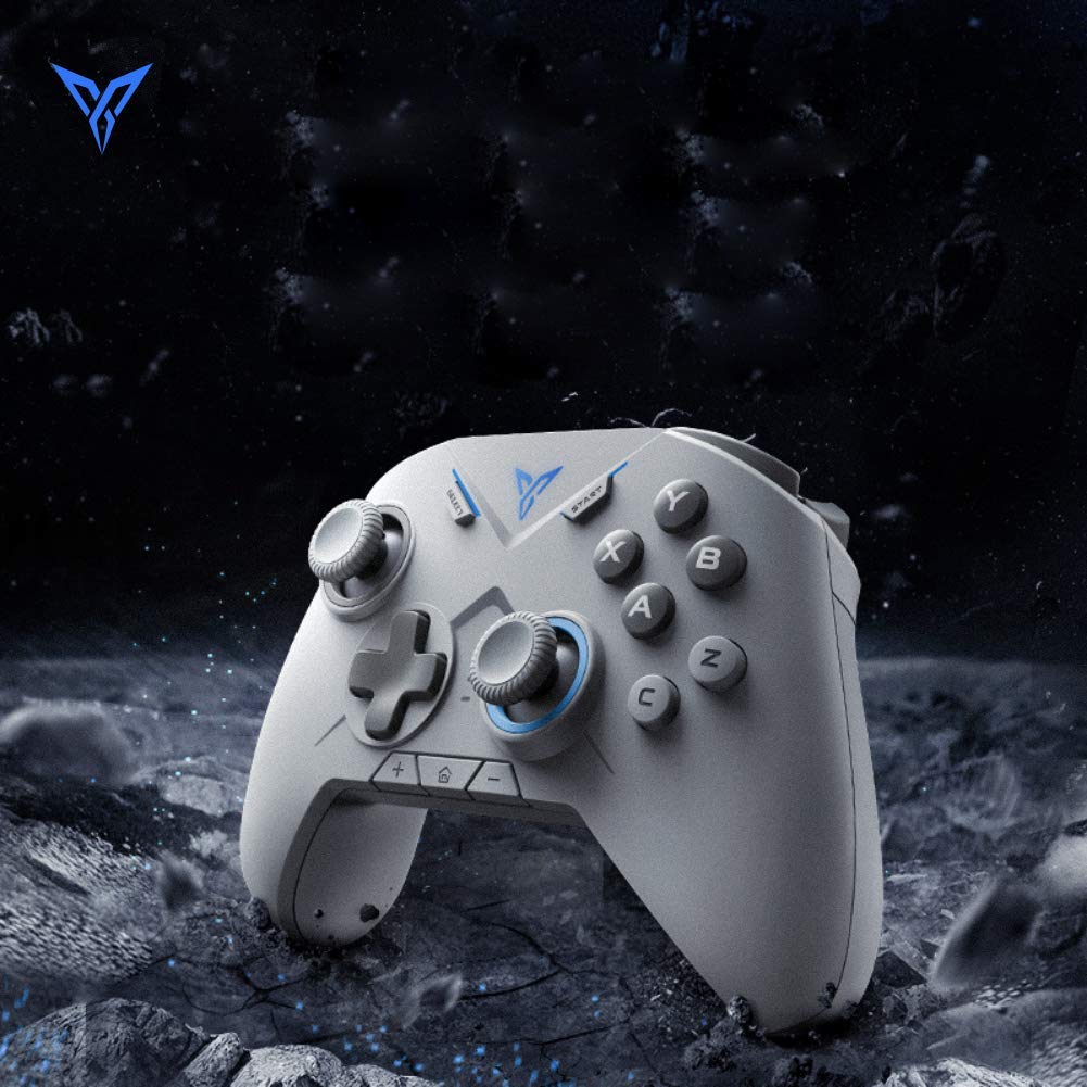 FLYDIGI Vader 2 Wireless Game Controller, Configurable Multi-Platform Gamepad, Dual Vibration, 6-axis Motion Sensing, DOES NOT SUPPORT IOS 13.4 AND ABOVE (Grey)