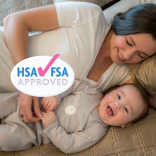 MonBaby Smart Baby Monitor: Tracks Chest Movement, Rollovers, Sleeping Position. Real-Time Alerts to Smartphone. HSA and FSA Approved. MonBaby for Smart Parenting.