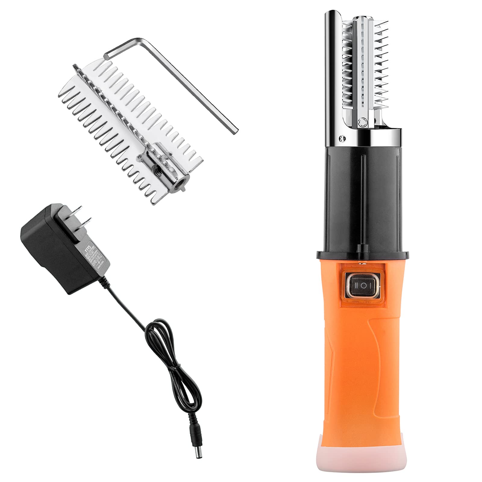Amzchen Electric Fish Scaler Remover Cordless, Scaler, Scraper, Battery Operated Cleaner Waterproof Design Seafood Tools for Market and Home Kitchen