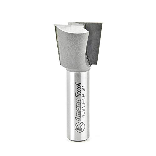 Amana Tool - 45813-LH Carbide Tipped Stair Tread L/H Dovetail 7 Deg x 1" Dia x 7/8 x 1