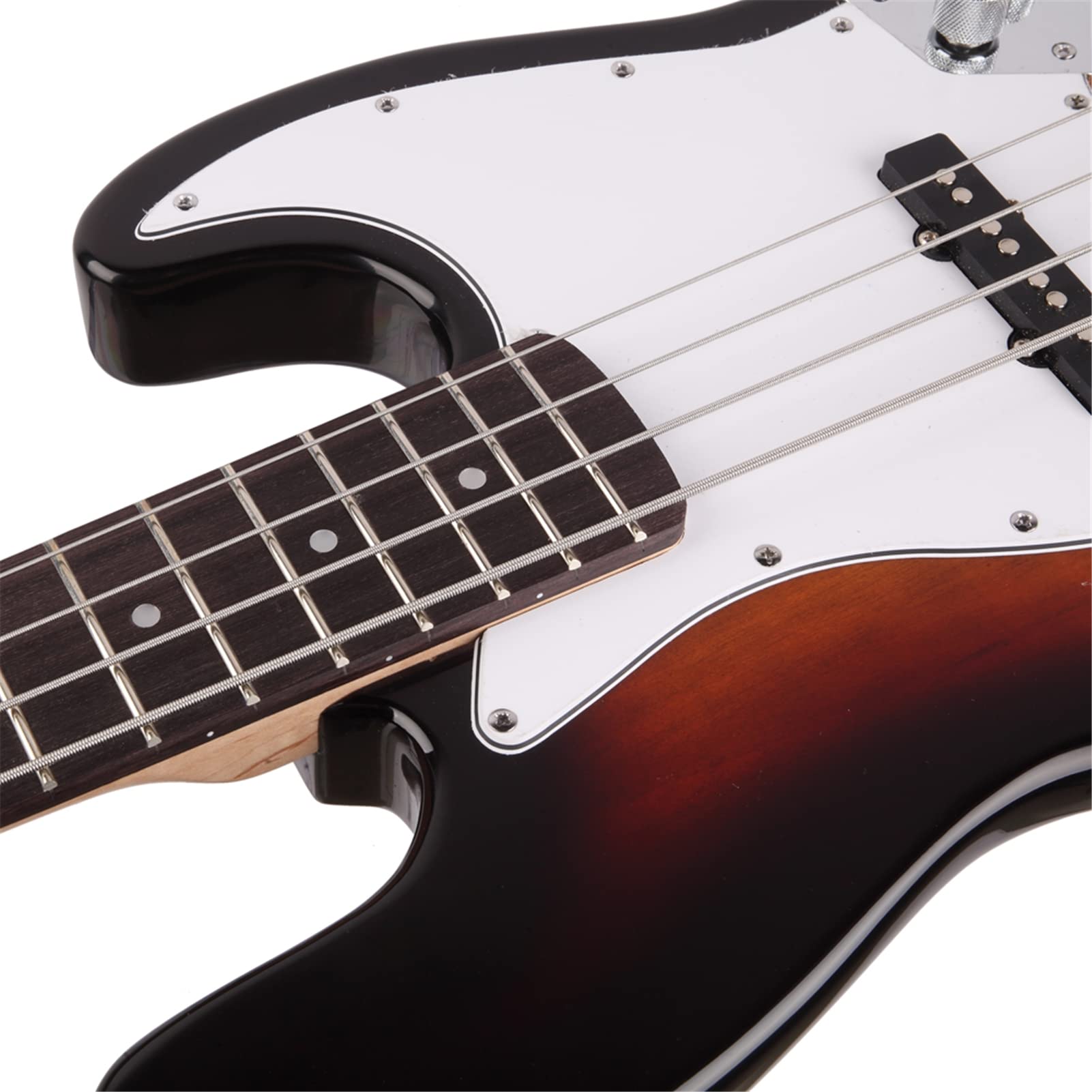PURELOVEE 45 Inch Electric Bass Guitars Beginner Kit, Full Size 4 Strings Bass Guitar with Gig Bag, Guitar Hanger Hook, Finger Hand Piano, Guitar Strap, Pick and Guitar Cable