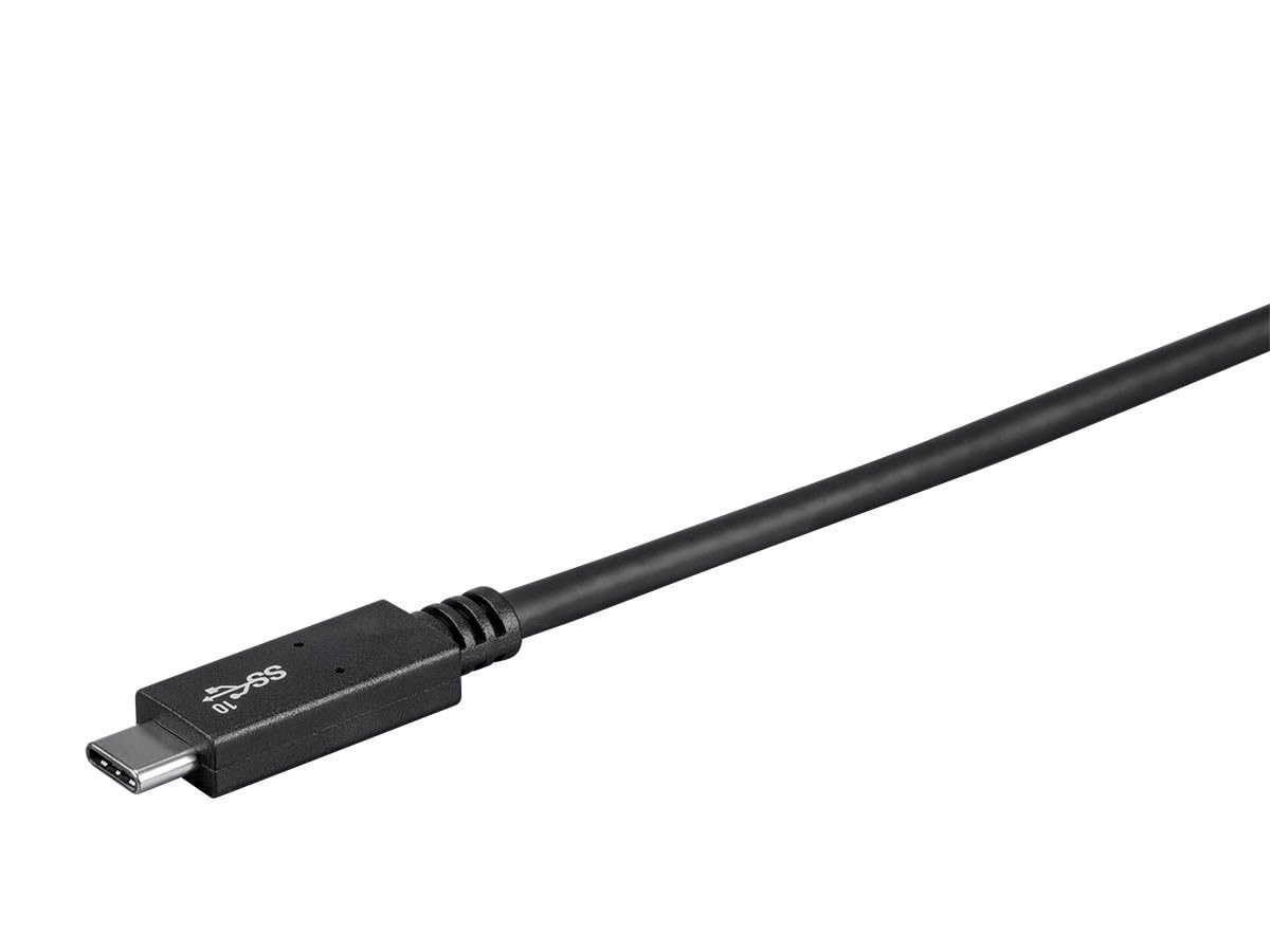 Monoprice USB Type-C to USB Type-A 3.1 Gen 2 Cable, 10Gbps, 3A, 30AWG, To Use with Samsung Galaxy S9 S8 Note 8 Pixel, LG V30 G6 G5, Nintendo Switch, and more 1 Meter (3.3 Feet) Black - Select Series