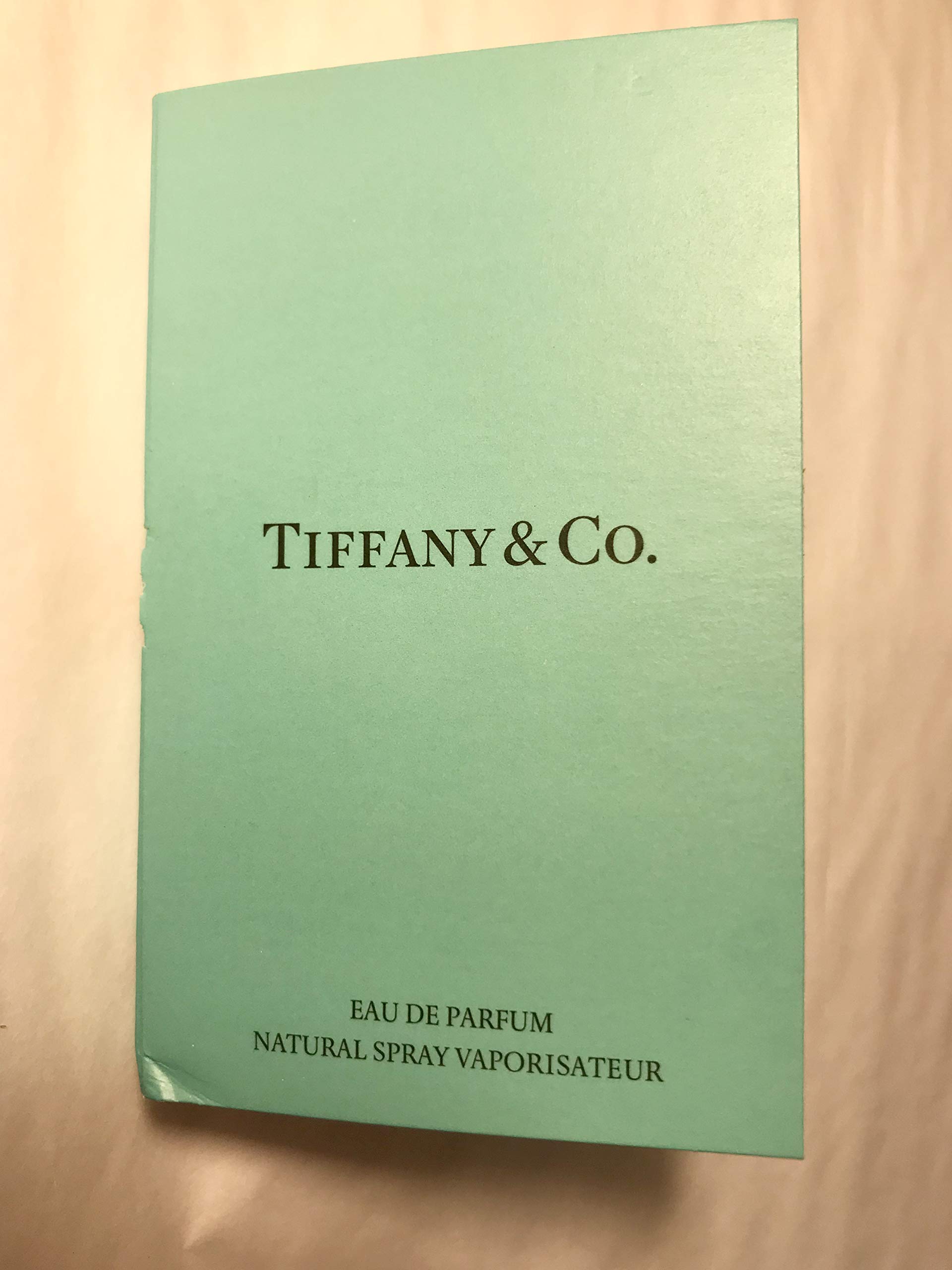 Tiffany & Co Eau De Parfum Vial Spray On Card