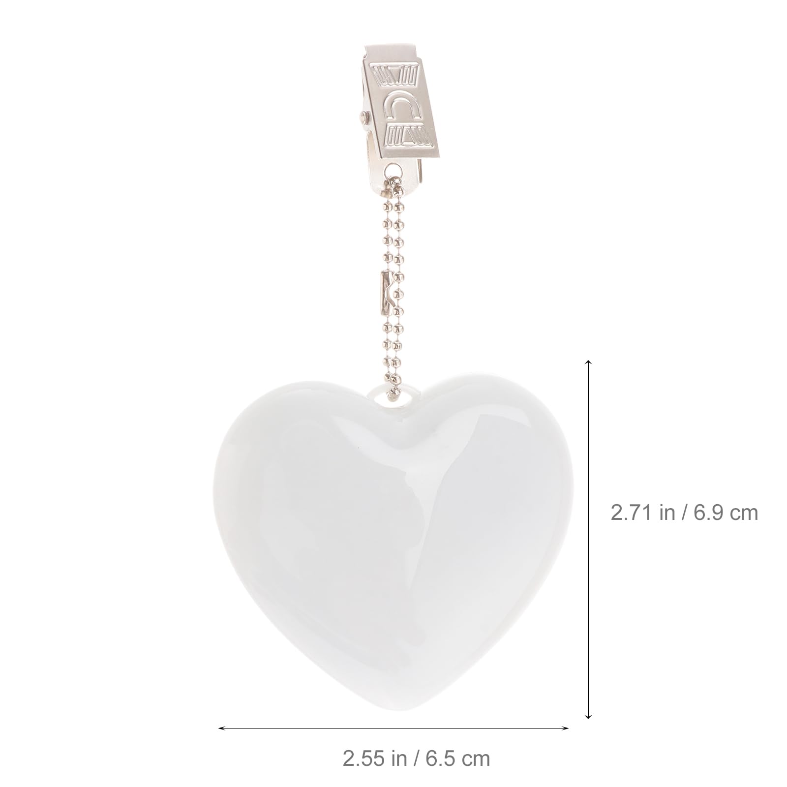 Uonlytech Heart LED Light Handbag Illuminator Touch Sensor Lamp Xmas Cold White Tree Hanging Ornament Valentines Day Gift Party Favor