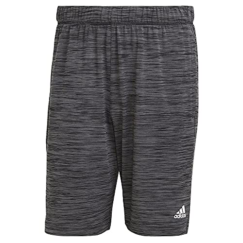 adidas Designed to Move Aeroready Primegreen Men's Shorts (Black Melange) (Small)