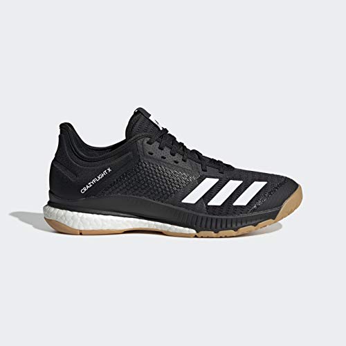 adidas Women's Crazyflight X 3 Volleyball Shoe, Black/White/Gum, 13 M US