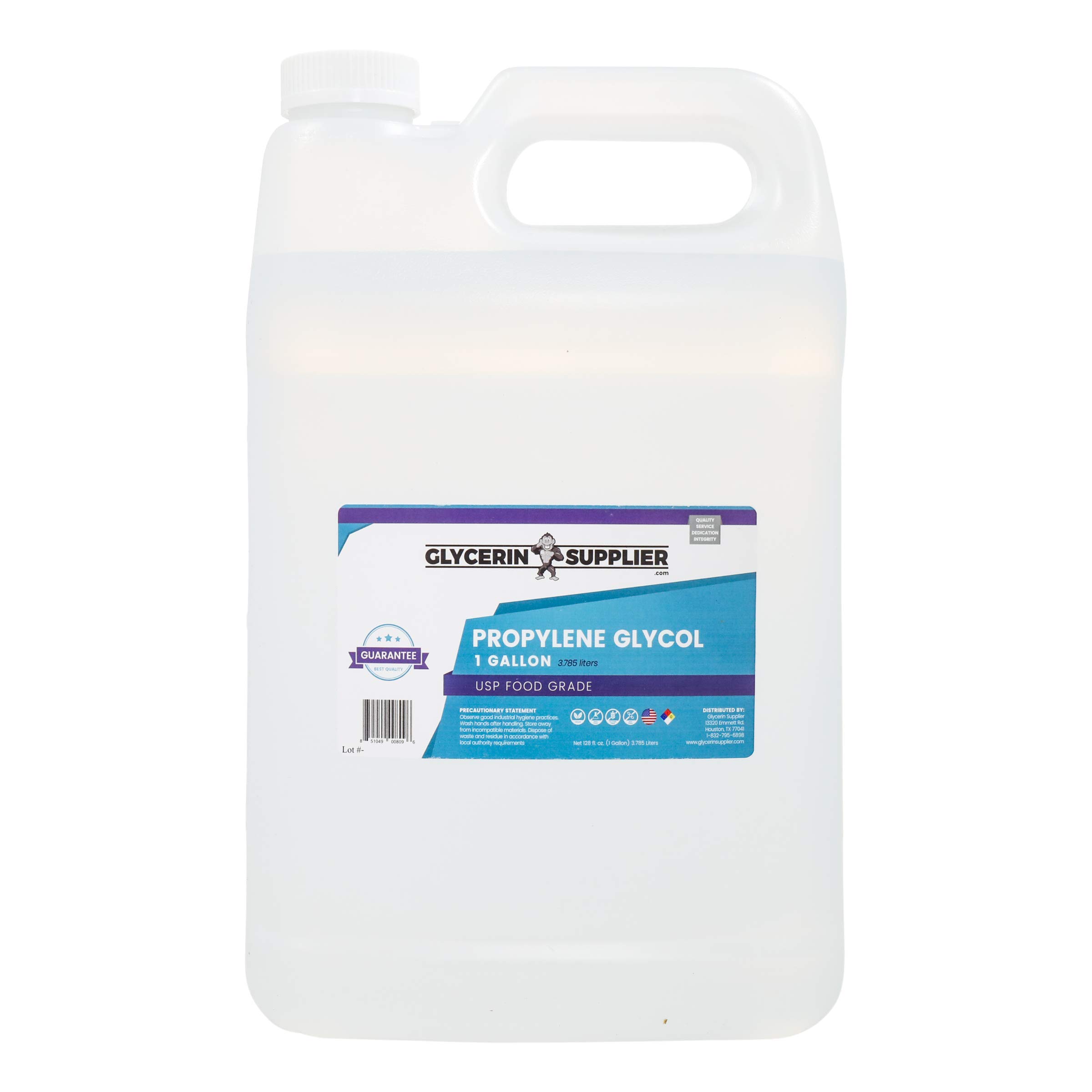 Propylene Glycol - 1 Gallon (128 oz.) - USP Food and Pharmaceutical Grade - Highest Purity - Manufactured and Packaged in The USA