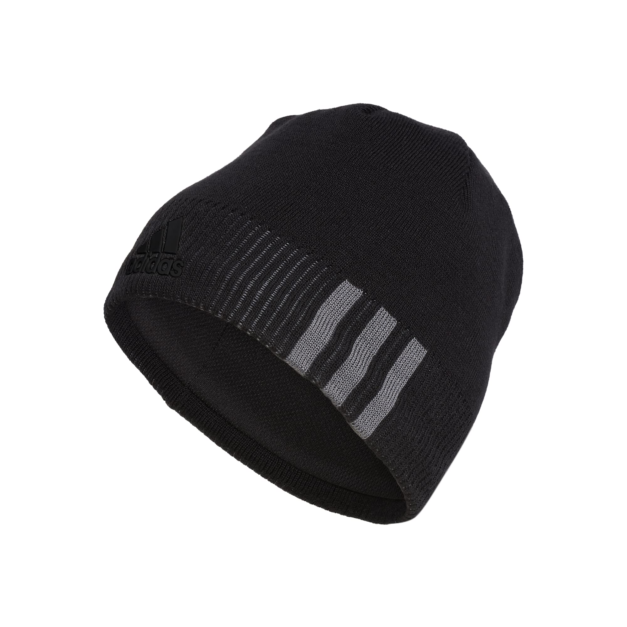 adidas Men's Creator 2 Beanie, White/Black/Black Reflective, One Size