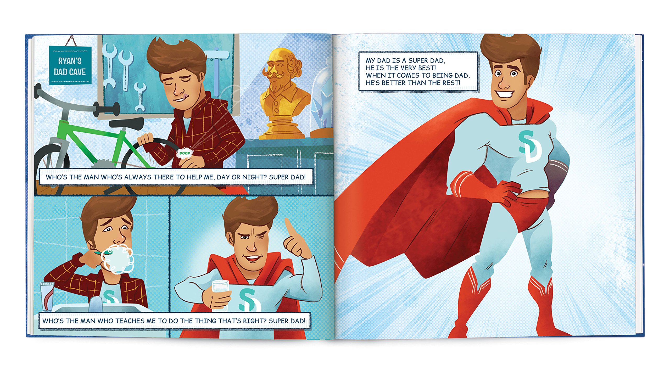 Super Dad Personalized Story, I See Me! (Hardcover)