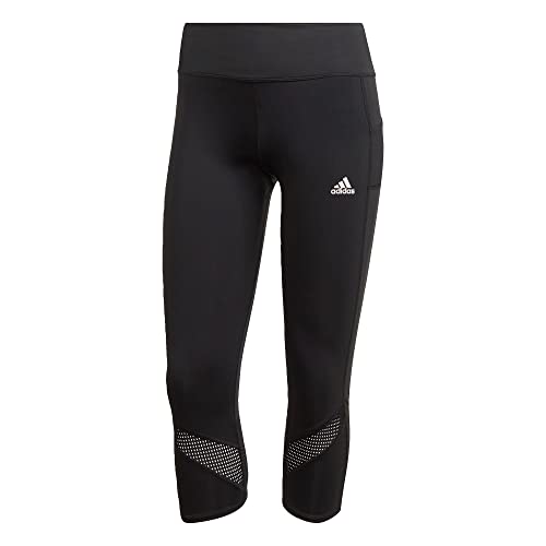 adidas Women's Own The Run 3/4 Tights, Black, X-Large