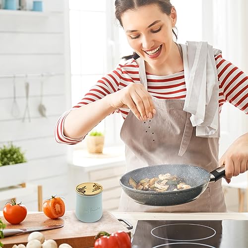 La Fermiere Yogurt Jar Tops – Olive Branches Design or Choose a Design – 4-pcs Wood Lids Set With Extra Silicone Sealing Rings - Perfectly Airtight Fit