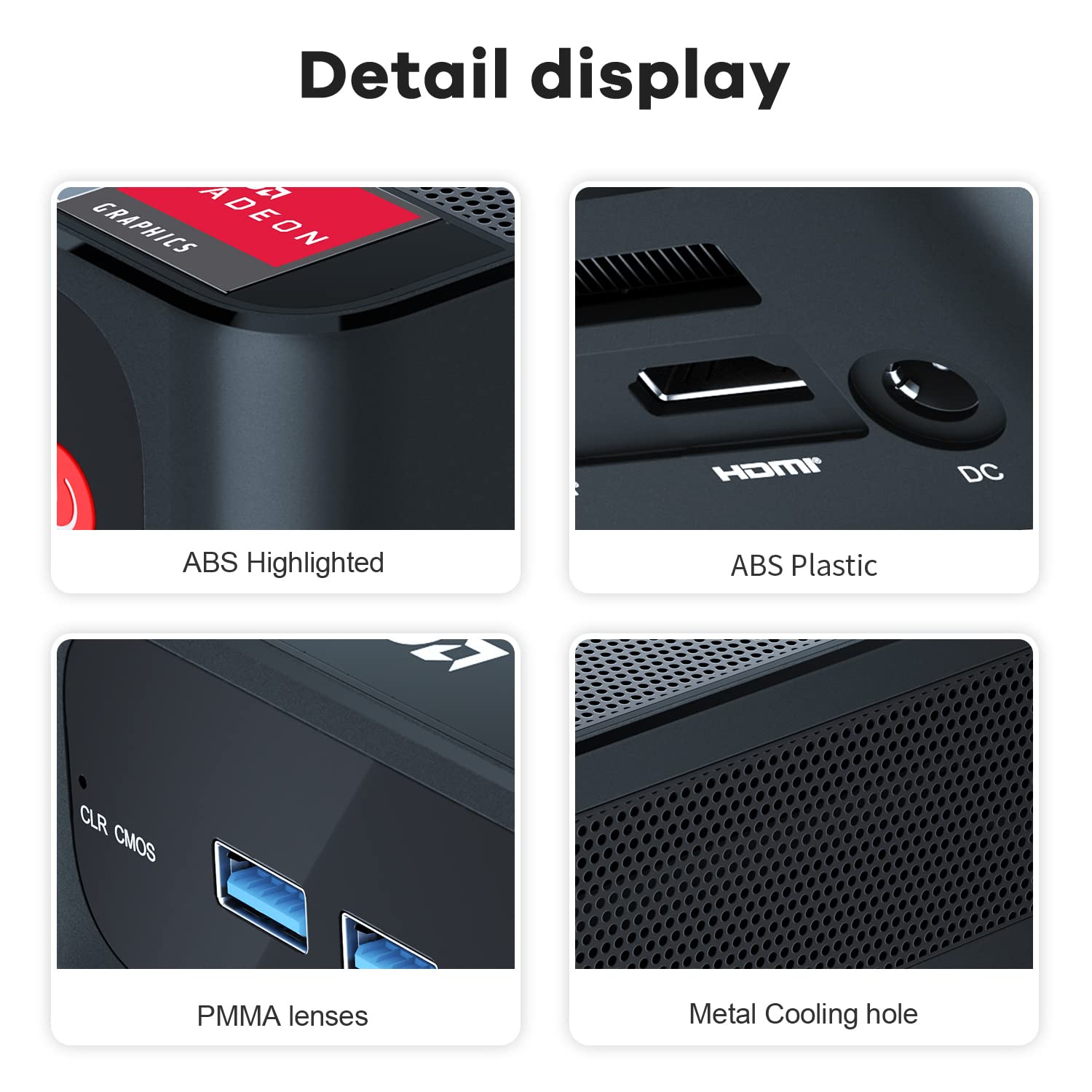 Beelink Mini PC W11 Pro,AMD Ryzen 5 5560U(up to 4 GHz),Mini Computer 16GB DDR4 RAM/500GB M.2 2280 NVME SSD WiFi/BT5.2/HDMI+Type-C,Support 2.5 Inch HDD