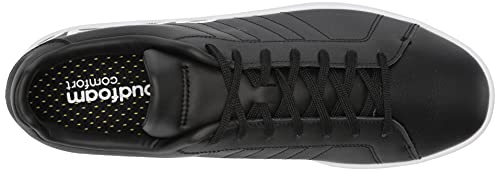 adidas Men's Grand Court LTS Racquetball Shoe, Black/Black/White, 10