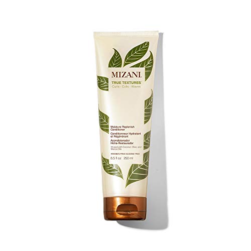 Mizani True Textures Moisture Replenish Conditioner | With Coconut Oil | Silicone & Paraben-Free | For Curly Hair | 8.5 Fl. Oz.