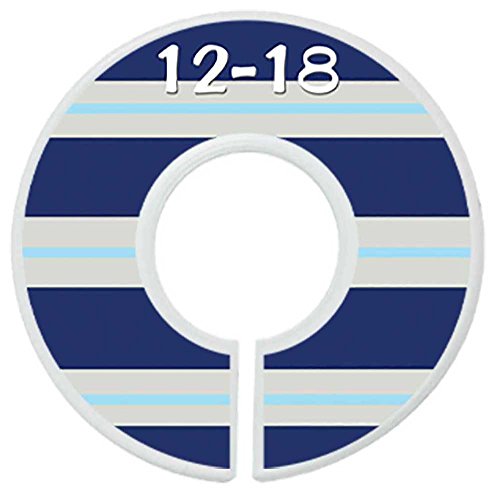 Mumsy Goose Nursery Closet Dividers, Choose Your Sizes Closet Organizers, Baby Boy Clothes Sizers