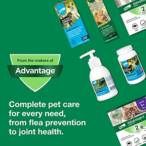 Advantage II Small Cat 5-9 lbs & Advantage II Large Cat Over 9 lbs Vet-Recommended Flea Treatment & Prevention | 2-Month Supply Each