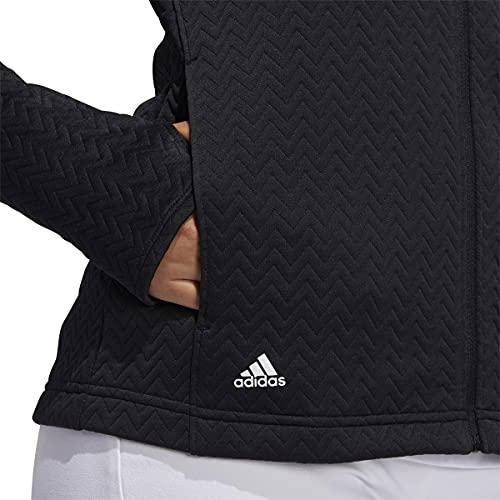 adidas Golf Textured Layer Jacket, Black, Small