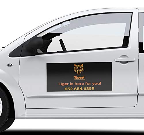 Custom Vehicle Magnets Magnetic sign With Custom Lettering 12" X 24" (Set of 2) - Landscape, Construction, Handy man, Plumbing, car repair shop Full Color