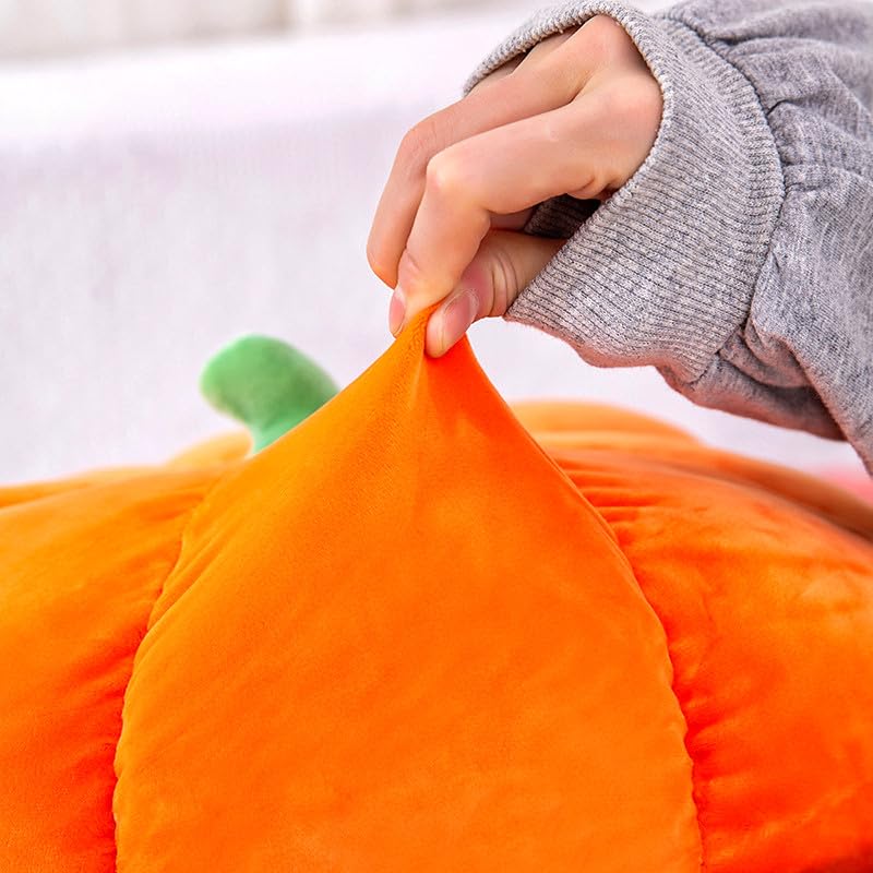 XIYUAN Stuffed Pumpkin Turtle Plush Toy, 20 inch Turtle Stuffed Animal, Turtle Plush Cuddly Soft Pillow, Marine Stuffed Animal, Turtle Plush Pillow(Orange)