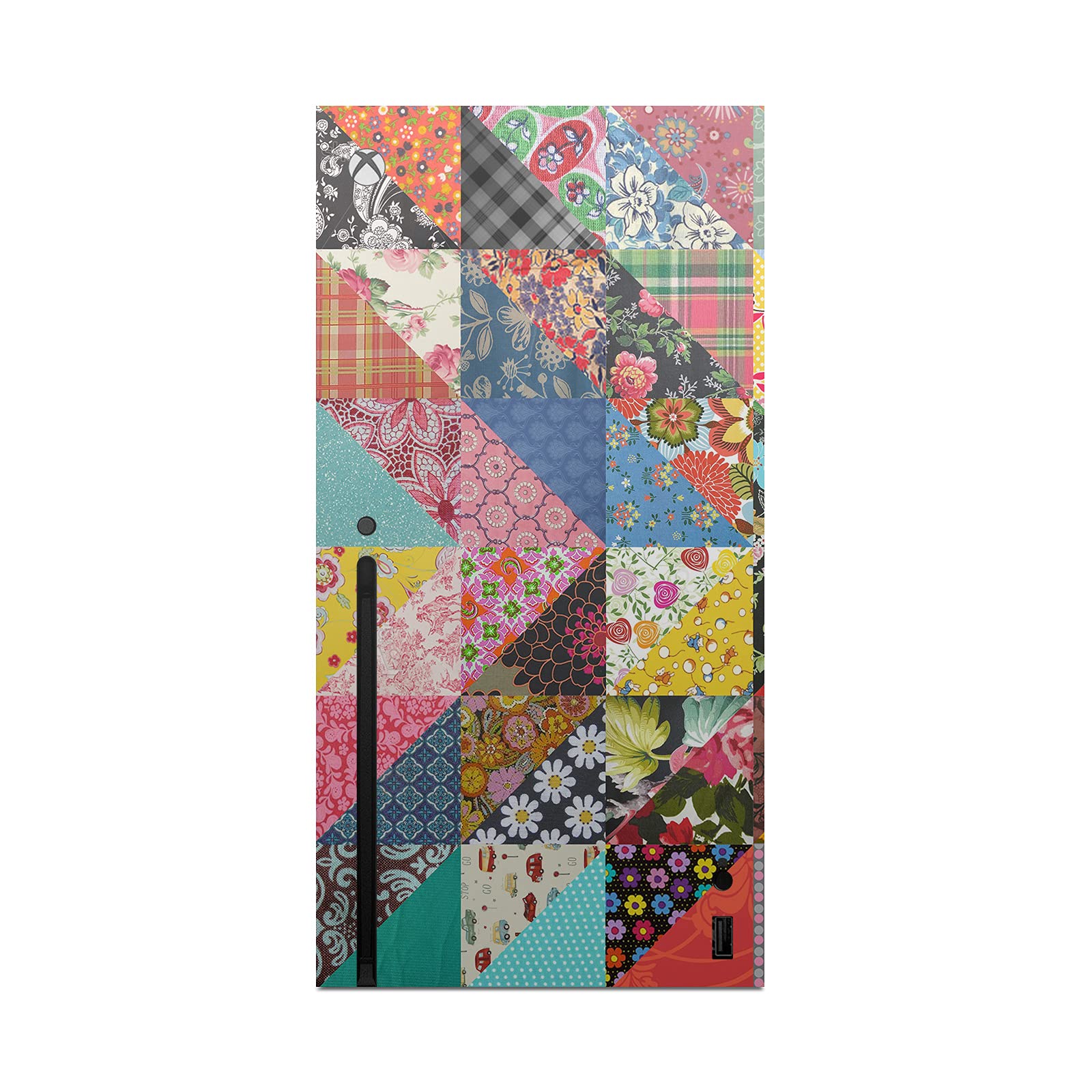 Head Case Designs Officially Licensed Rachel Caldwell Quilt Art Mix Vinyl Sticker Gaming Skin Decal Cover Compatible With Xbox Series X Console