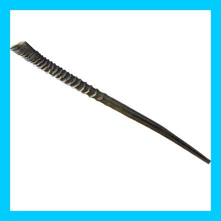 Amazing Large Straight Shofar Moroccan Style Made in Israel and Over 27" Long!